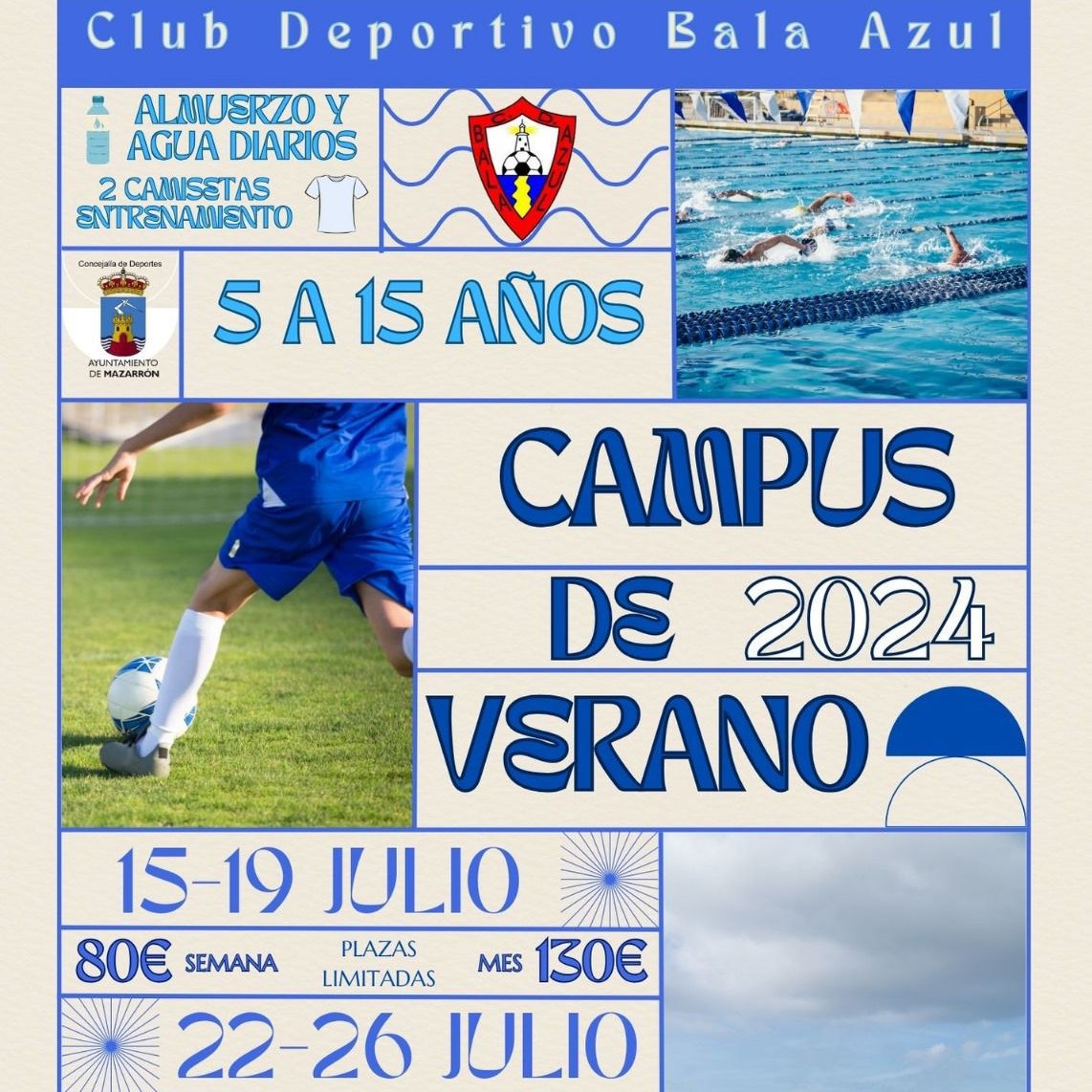 Campus de Verano Club Deportivo Bala Azul 2024 • Bahía de Mazarrón
